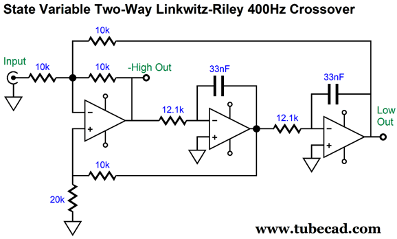 More Crossovers and Super Simple Line Amplifier